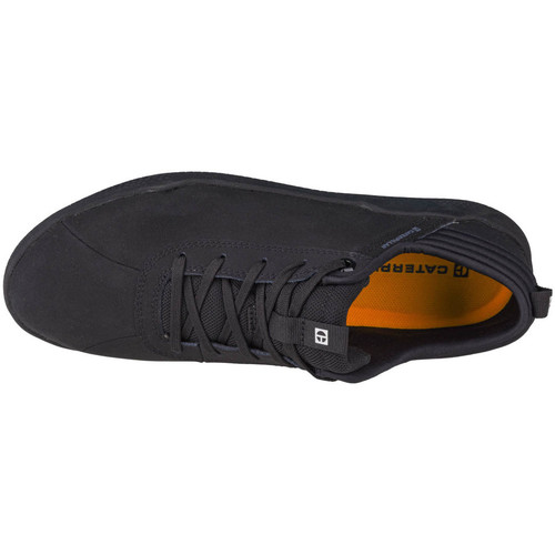 Hex Shoes Caterpillar Δερμάτινο ανδρικό Sneakers σε μαύρο χρώμα ...